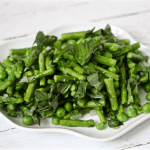 Asparagus and Peas with Basil - Family Food on the Table