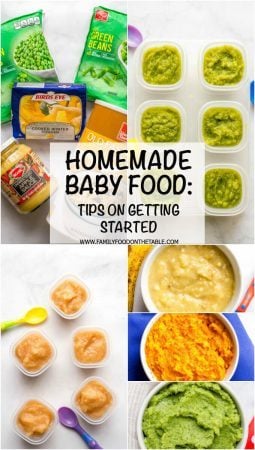 Homemade Baby Food Guide - Family Food on the Table