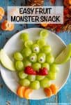 Easy green monster fruit snack - Family Food on the Table