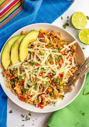 Turkey Taco Rice Skillet - Family Food on the Table