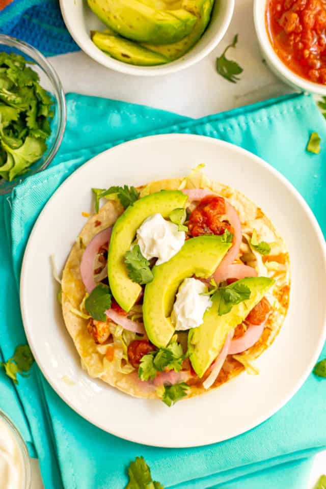 Easy Turkey Tostadas - Family Food on the Table