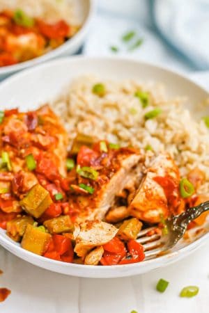 Cajun Chicken and Okra - Family Food on the Table