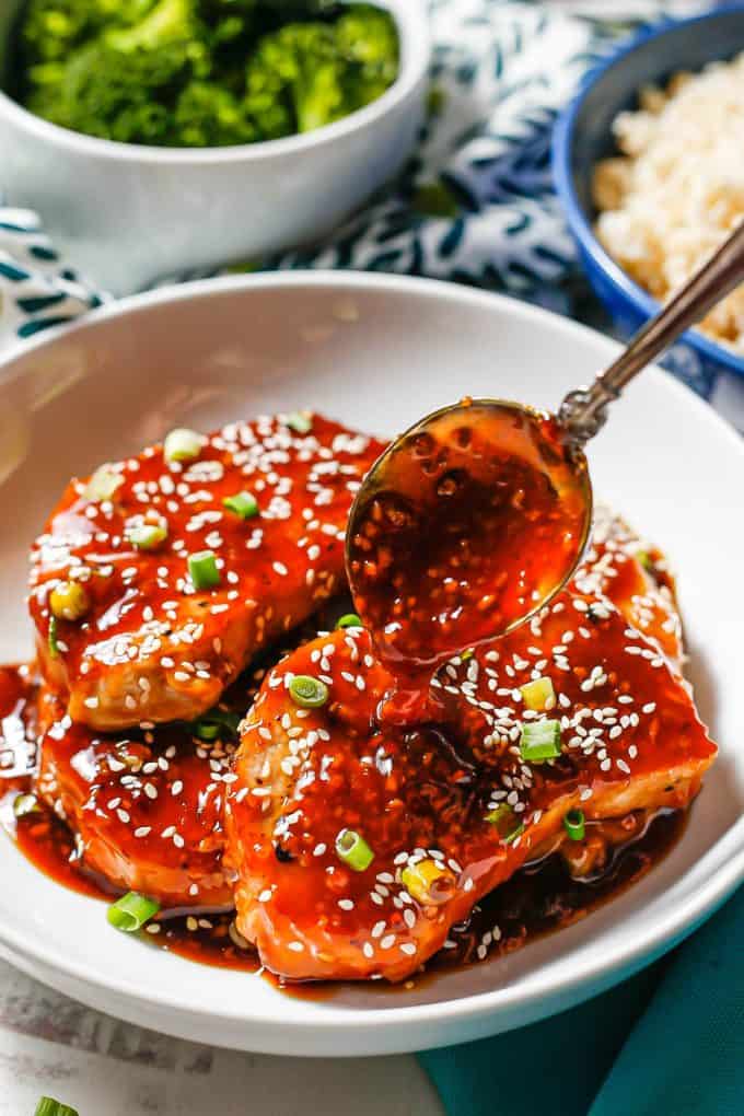 Honey Garlic Pork Chops - Family Food on the Table