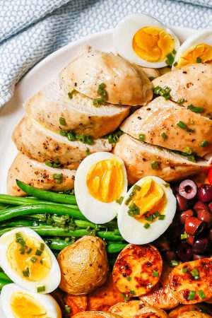 Roast Chicken Niçoise Salad - Family Food on the Table