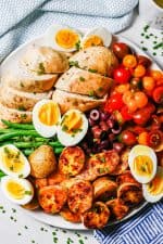 Roast Chicken Niçoise Salad - Family Food on the Table