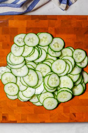 Cucumber Salad - Family Food on the Table