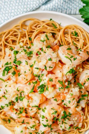Garlic Butter Shrimp - Family Food on the Table