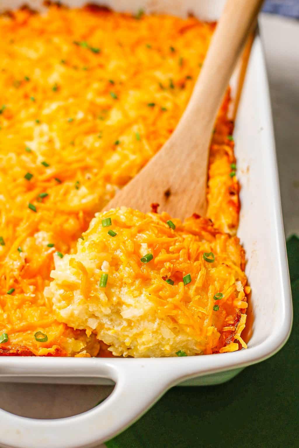 Cheesy Hash Brown Casserole - Family Food on the Table