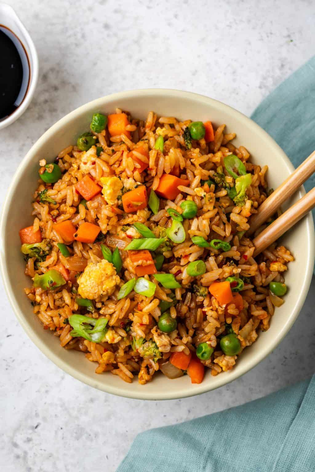 Veggie Fried Rice - Family Food on the Table