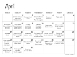 April Meal Plan - Family Food on the Table