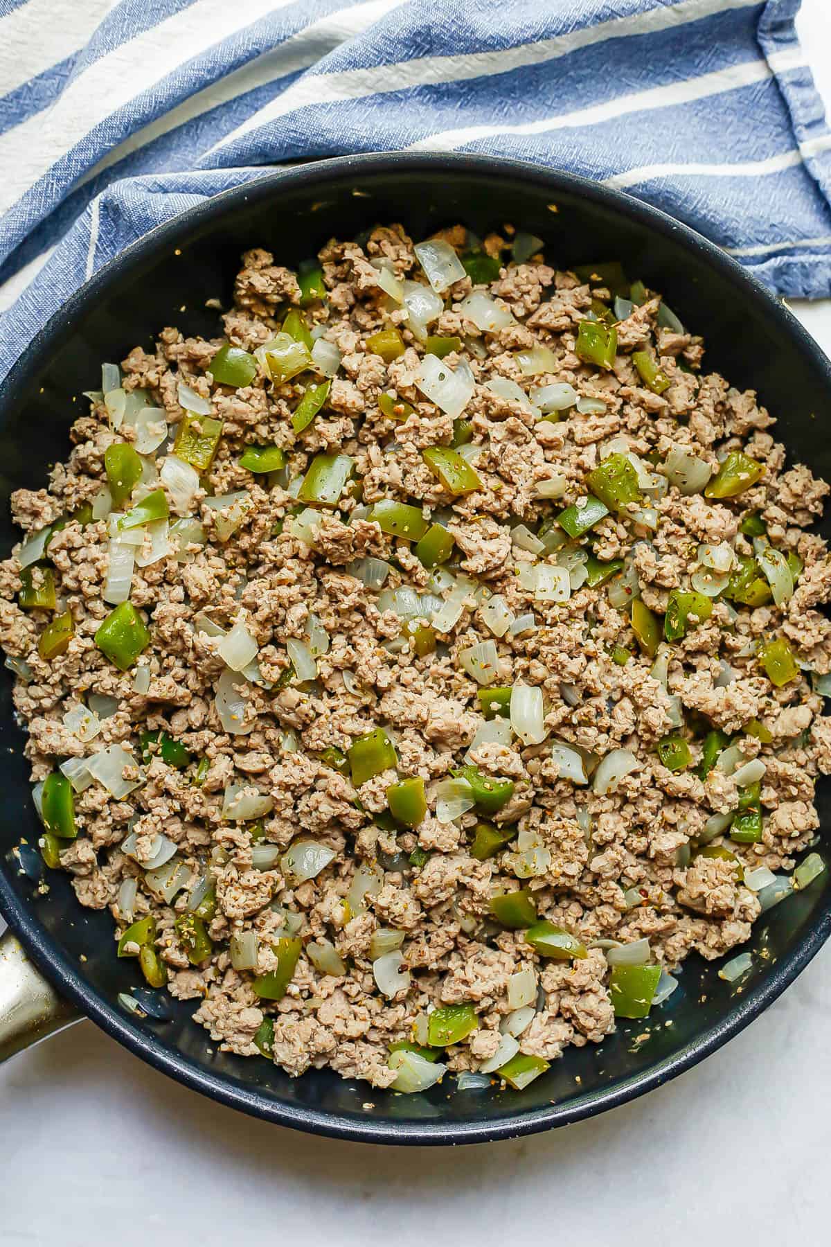 Italian Ground Turkey Skillet - Family Food on the Table