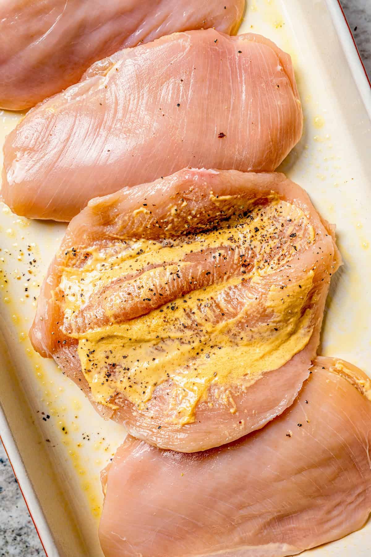 Chicken Breasts Stuffed with Stuffing - Family Food on the Table