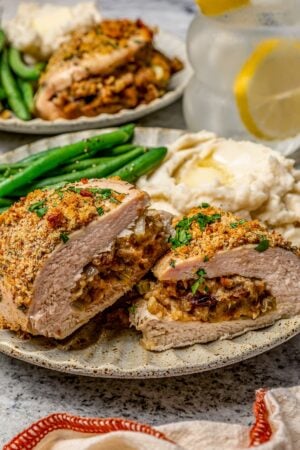 Chicken Breasts Stuffed with Stuffing - Family Food on the Table