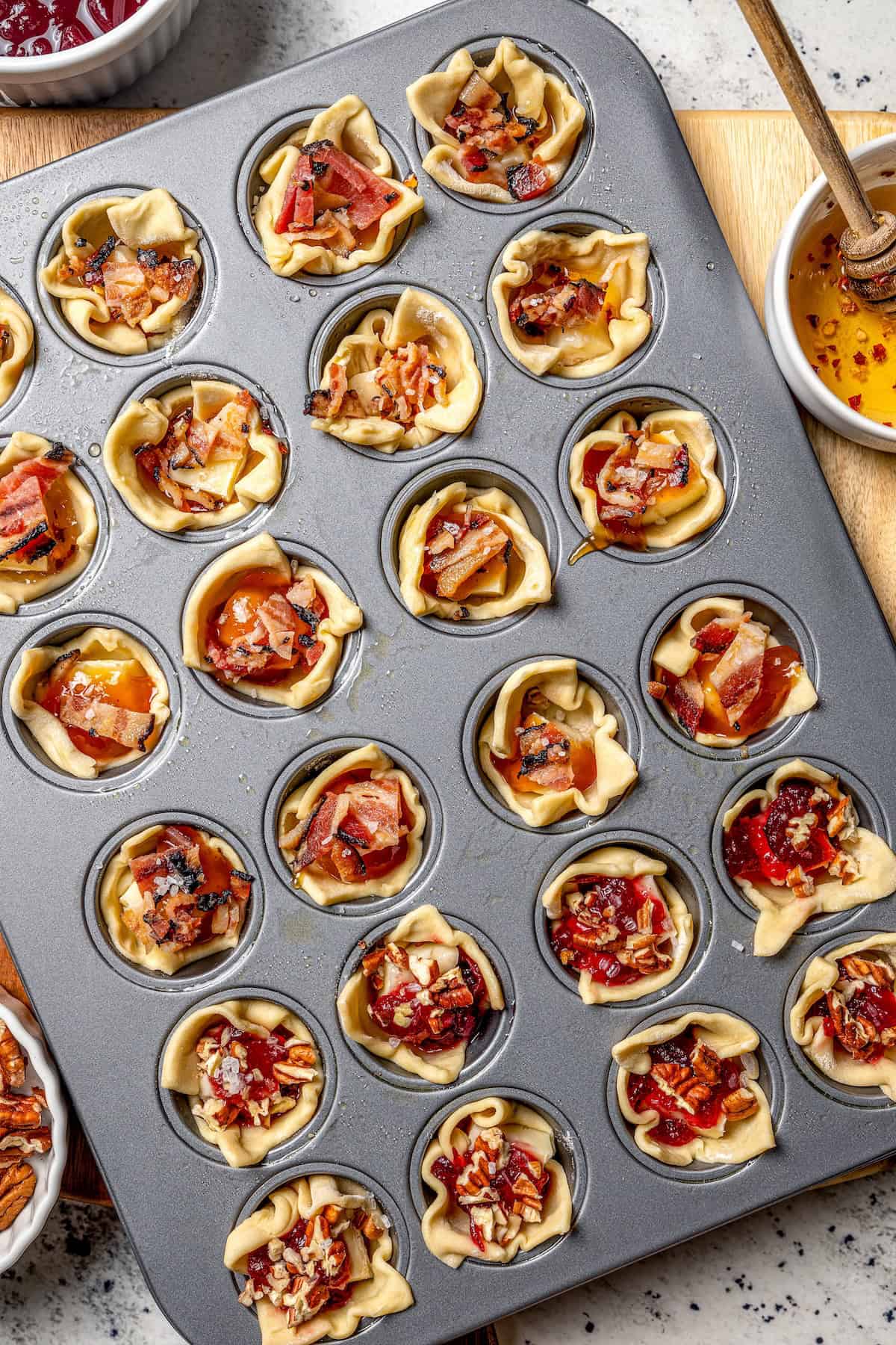 Mini Baked Brie Bites - Family Food on the Table