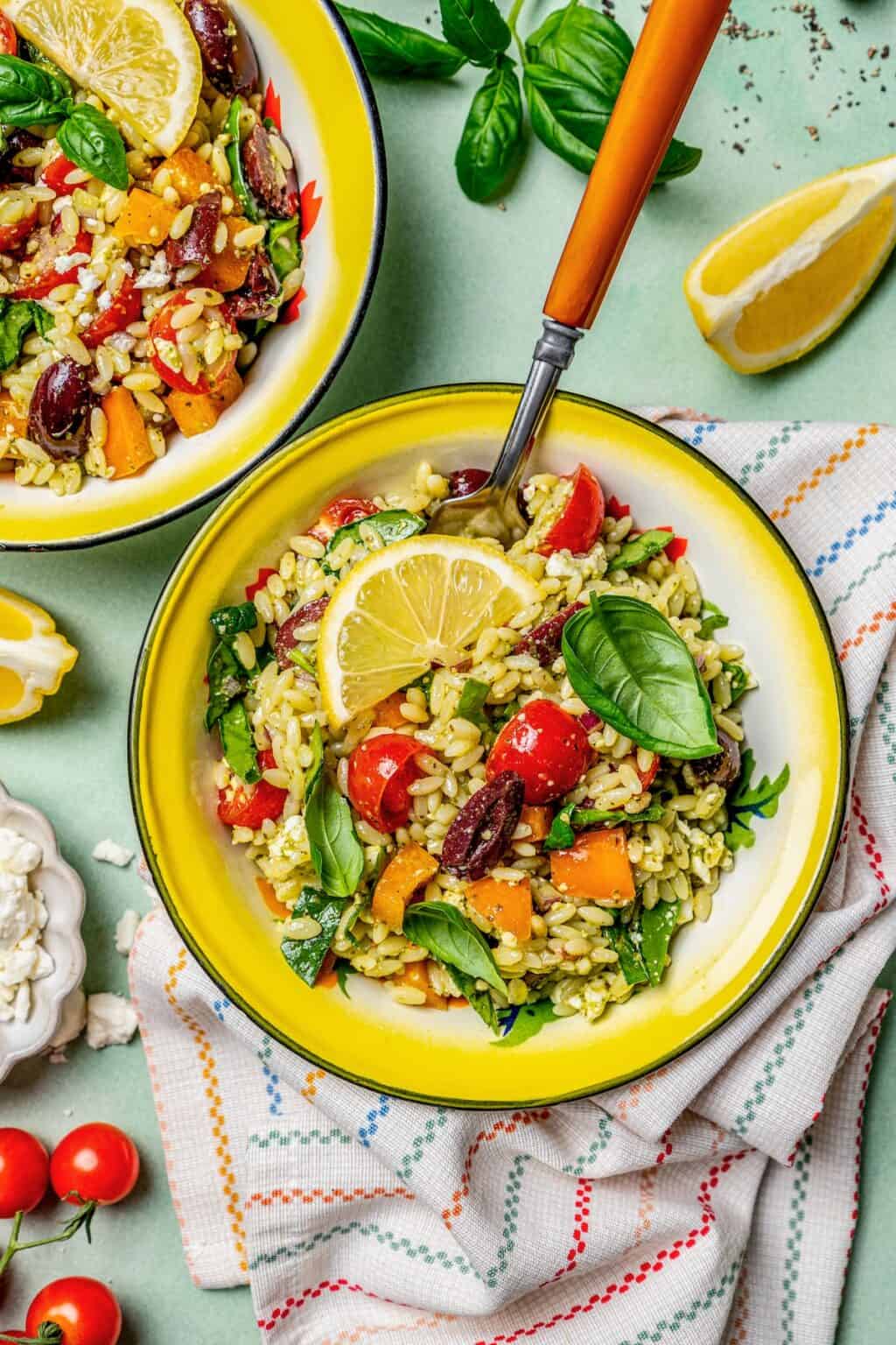 Mediterranean Orzo Salad - Family Food on the Table