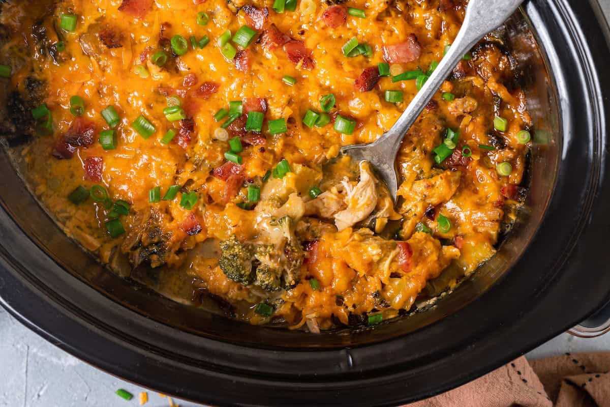 Slow Cooker Chicken Casserole with Potatoes - Family Food on the Table