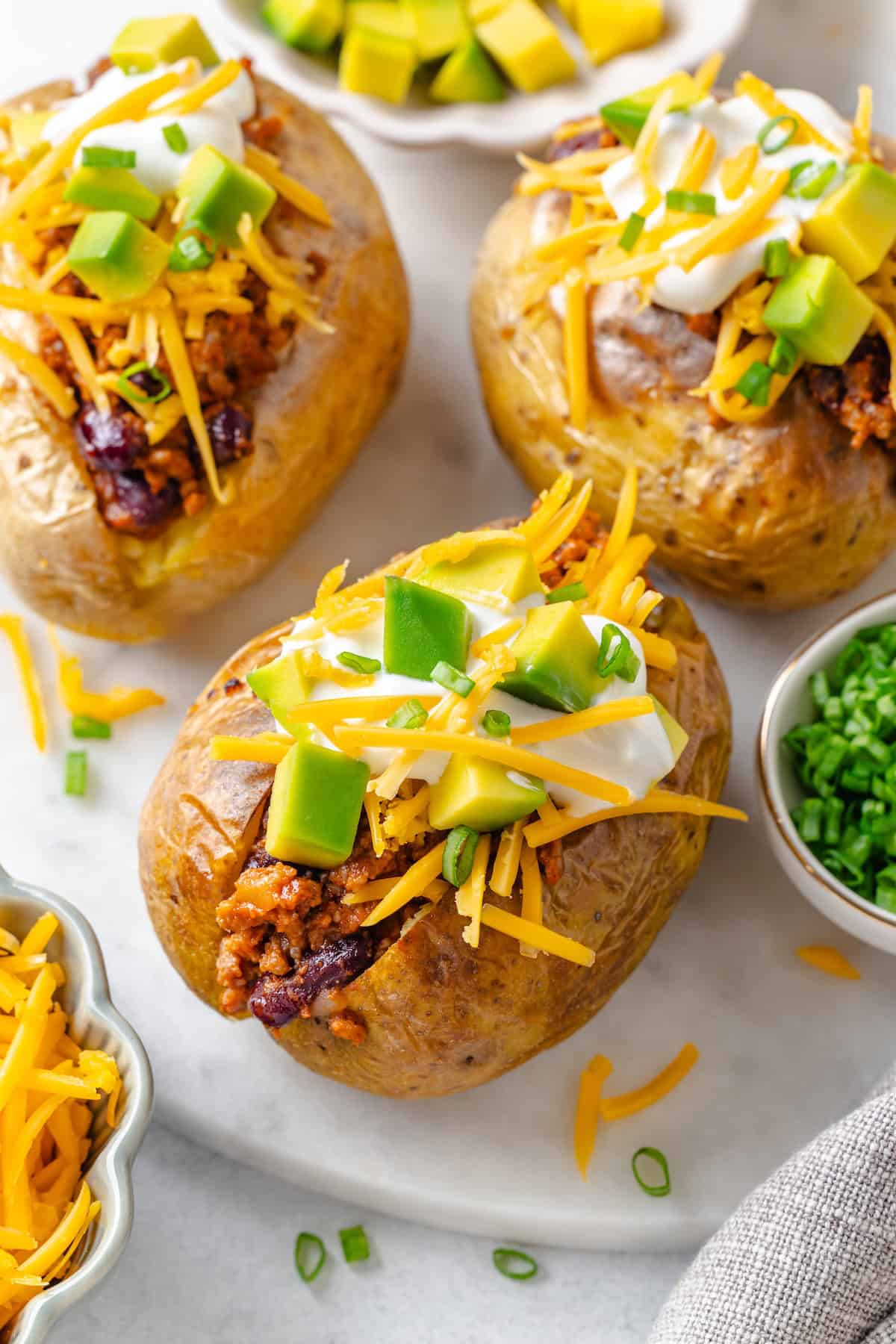 Baked Potato Bar - Family Food on the Table
