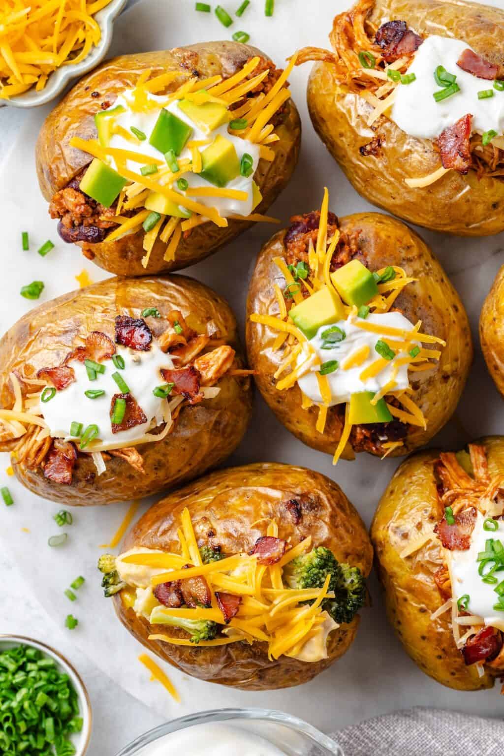 Baked Potato Bar - Family Food on the Table