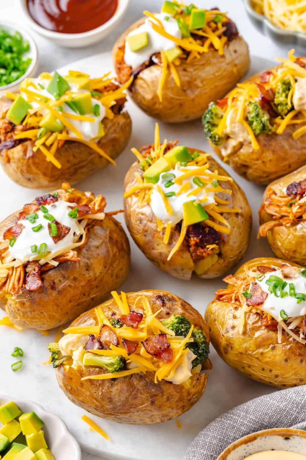 Baked Potato Bar - Family Food on the Table