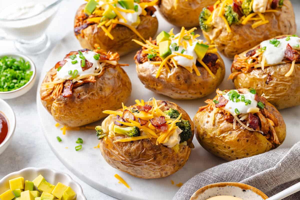 Baked Potato Bar - Family Food on the Table
