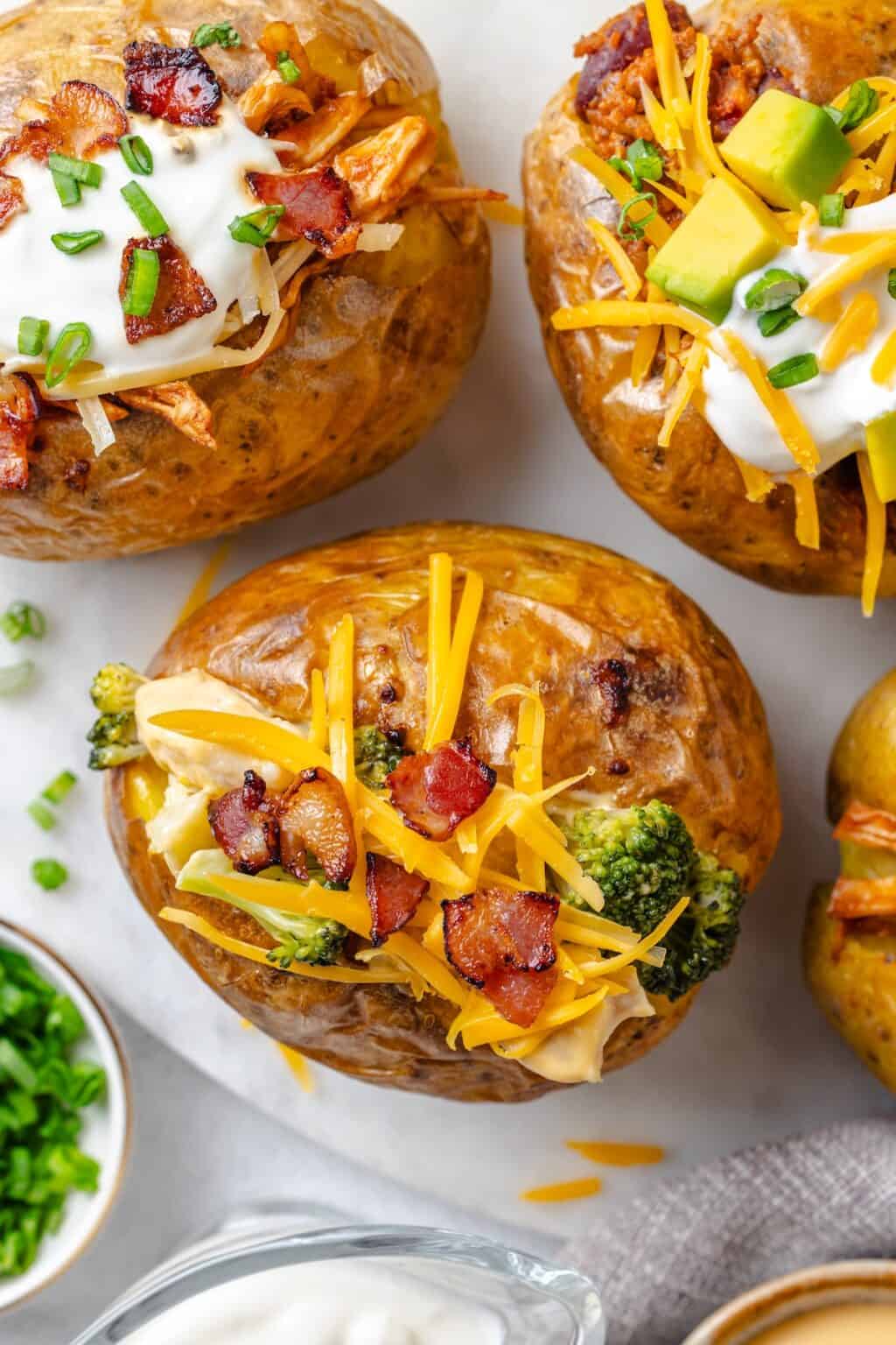 Baked Potato Bar - Family Food on the Table