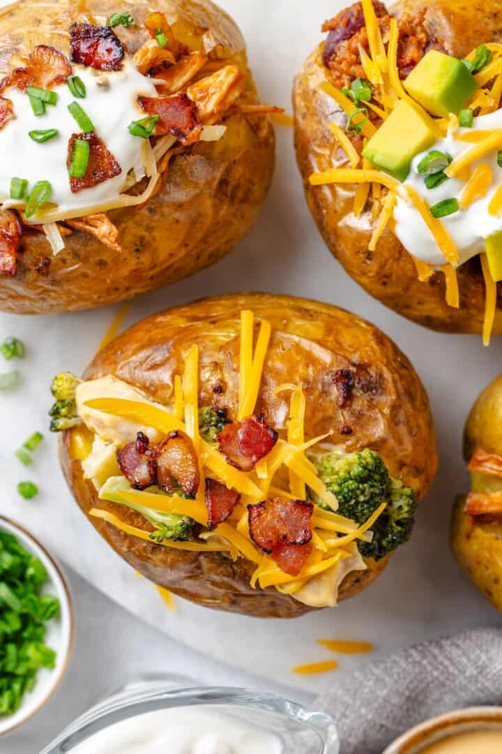Baked Potato Bar - Family Food on the Table
