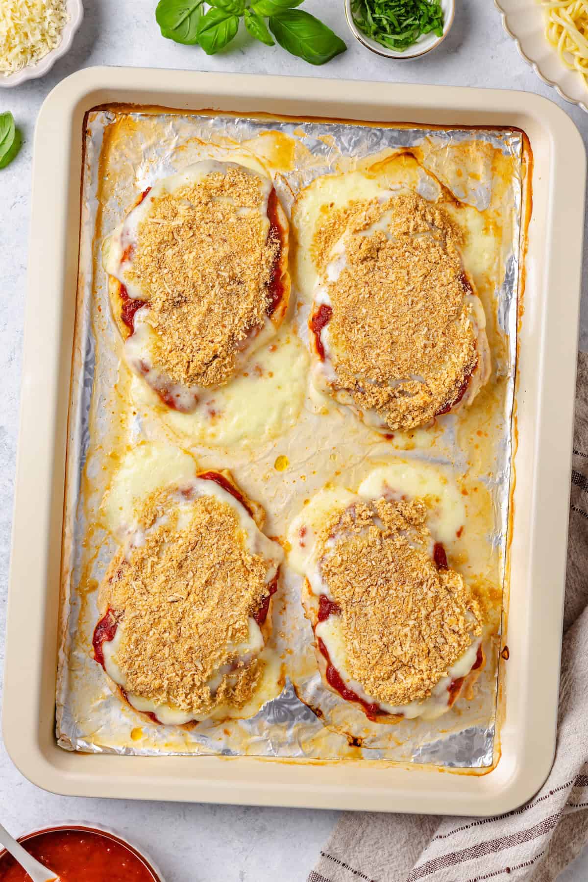 Sheet Pan Chicken Parm - Family Food on the Table