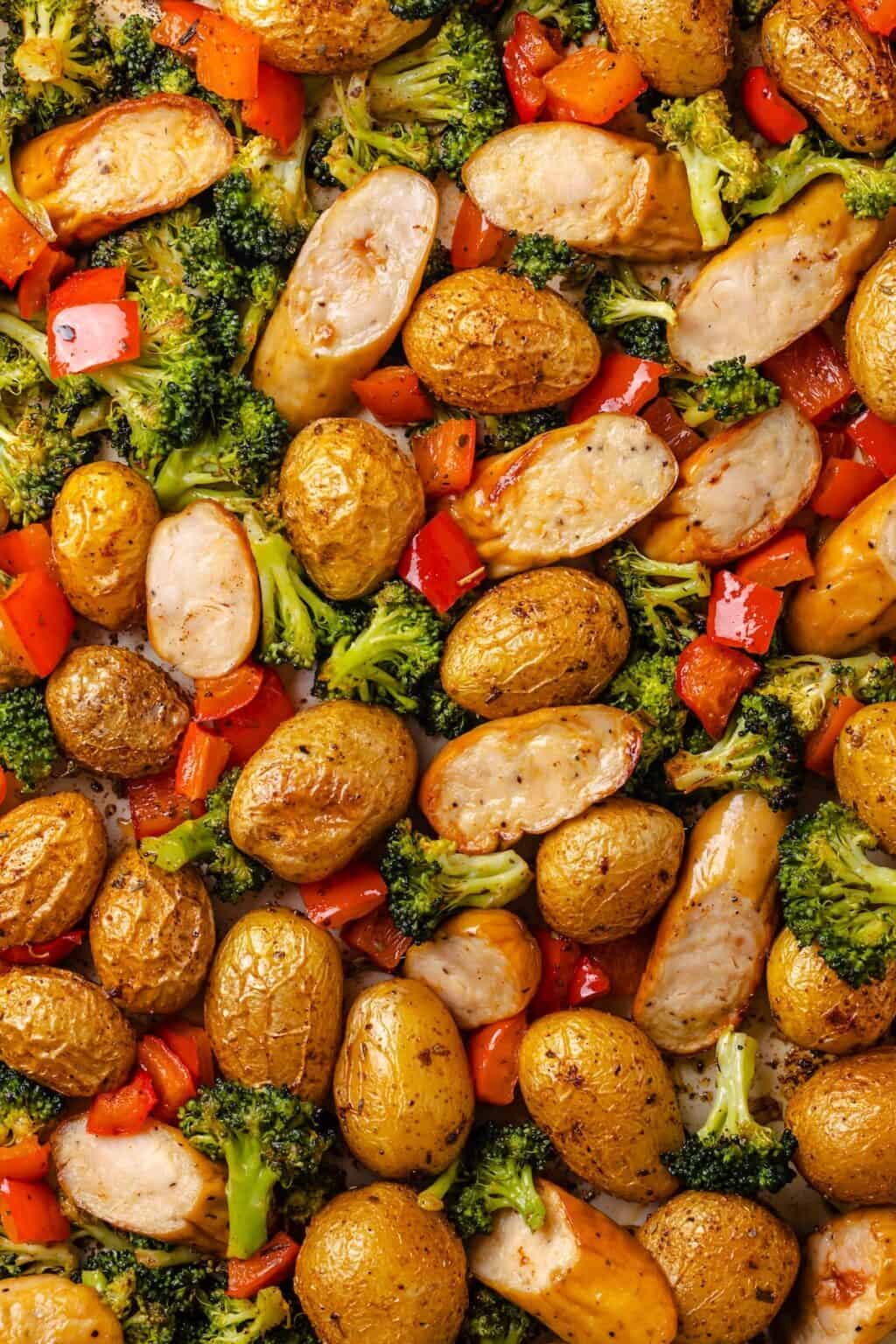 Chicken Sausage Sheet Pan - Family Food on the Table