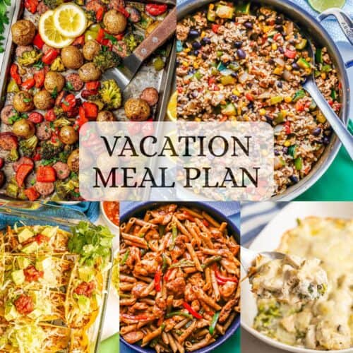 Vacation Meal Plan - Family Food on the Table